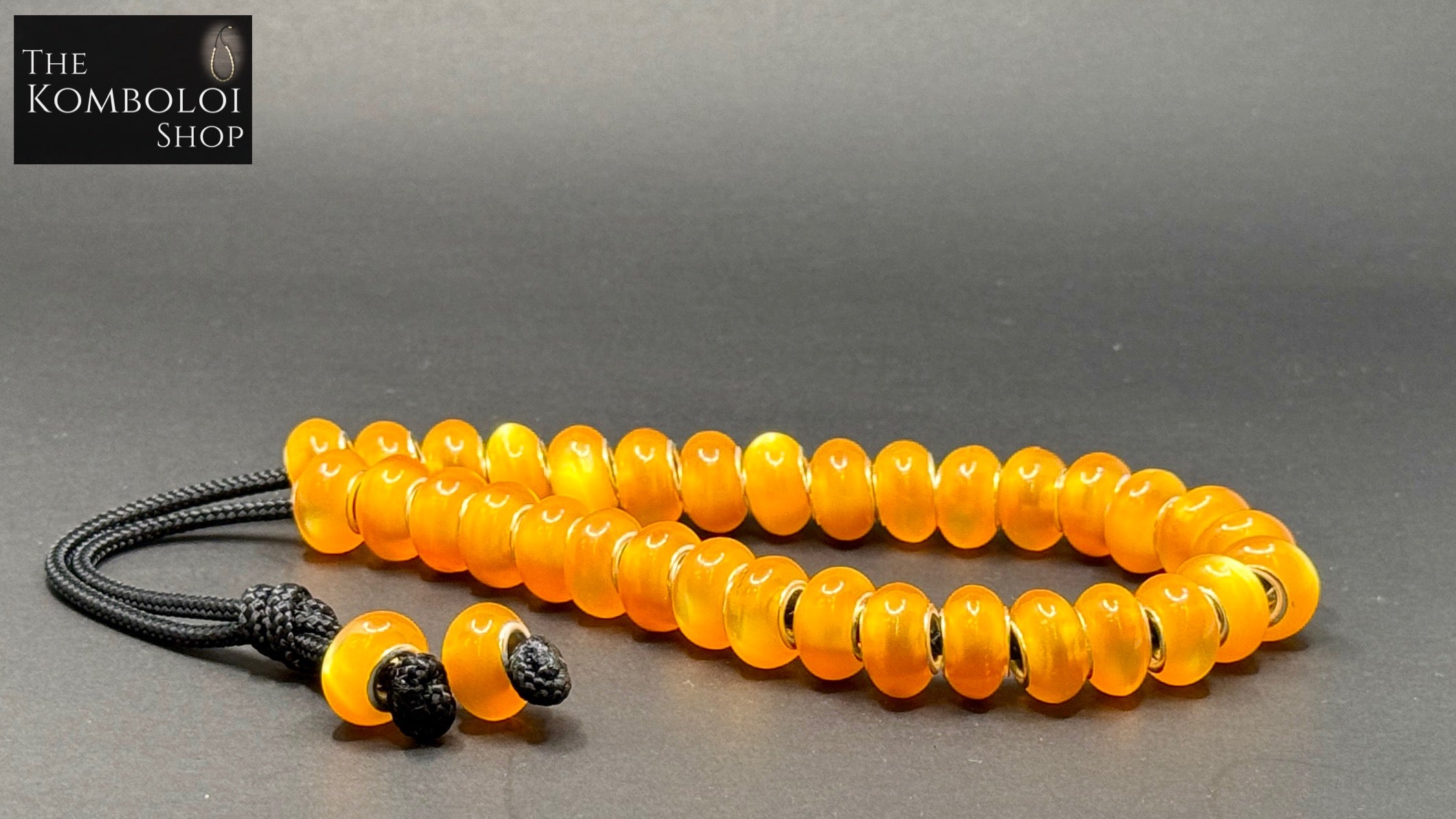 Brass Core Resin 33 Bead Komboloi / Worry Beads – The Komboloi Shop