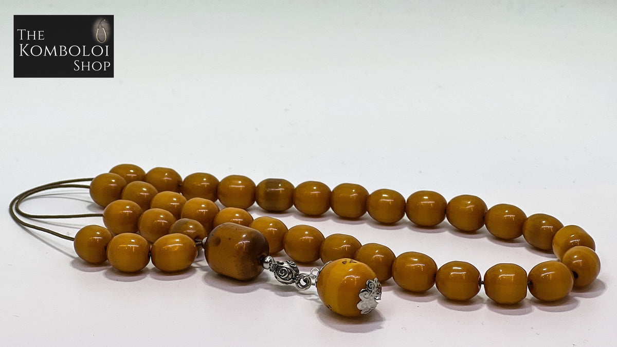 Vintage Egyptian Mastic Komboloi / Worry Beads